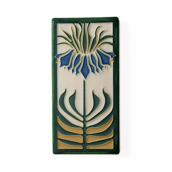 Motawi 4X8 Persian Lily Art Tiles - The Shops at the Denver Art Museum