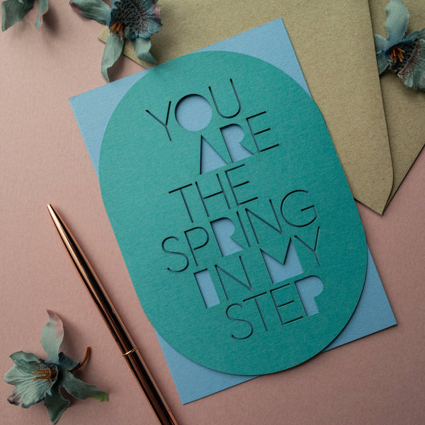 You Are the Spring in My Step Card - The Shops at the Denver Art Museum
