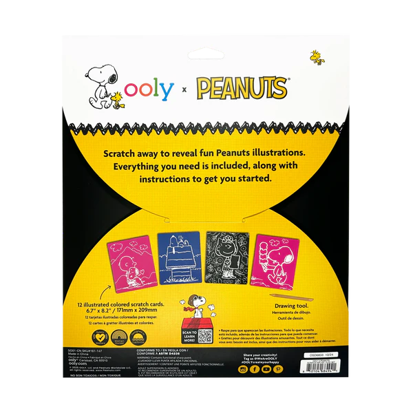 Peanuts Scratch Art Kit - The Shops at the Denver Art Museum