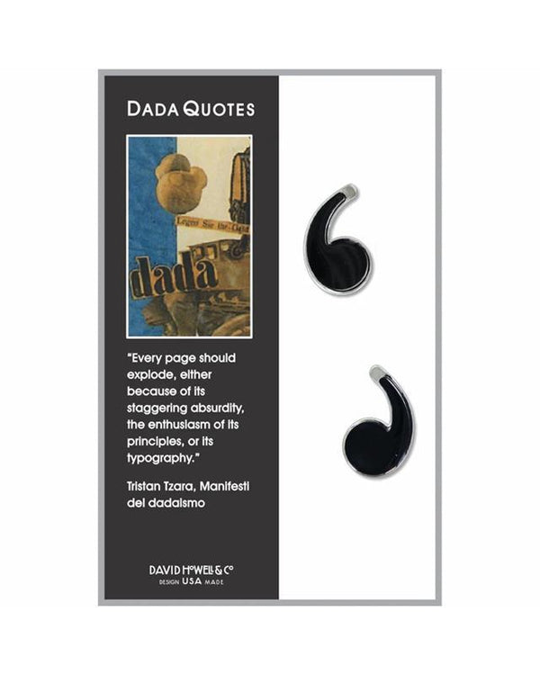 Dada Quotes Earrings - The Shops at the Denver Art Museum