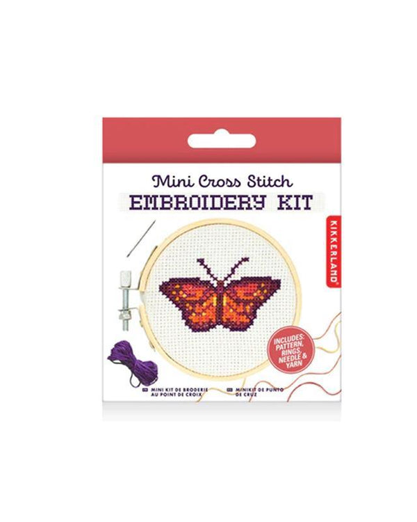 Mini Cross Stitch Embroidery Kit - The Shops at the Denver Art Museum