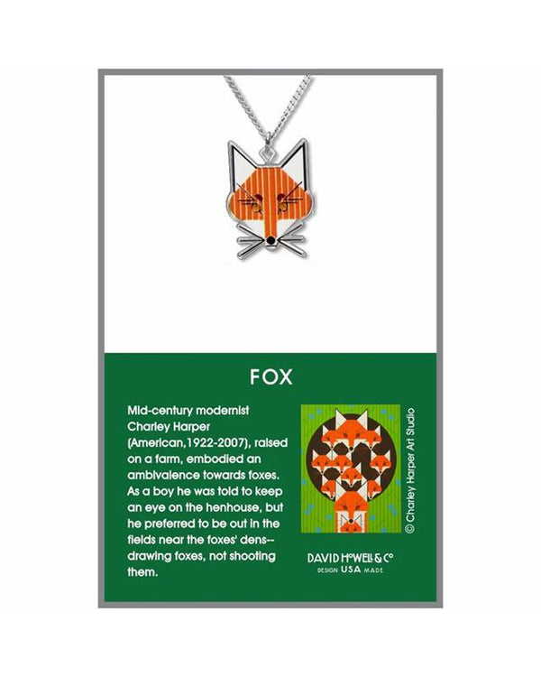 Charley Harper Fox Pendant - The Shops at the Denver Art Museum