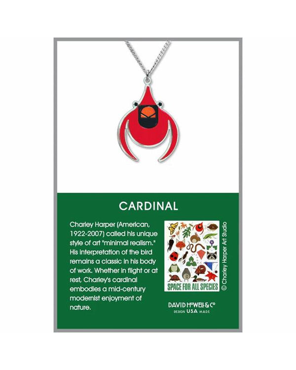 Charley Harper Cardinal Pendant - The Shops at the Denver Art Museum