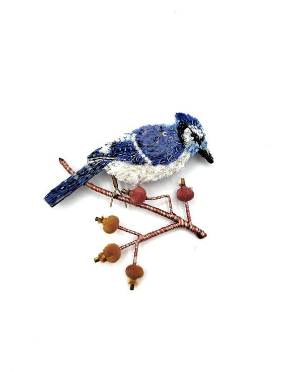 Singing Blue Jay Brooch - The Shops at the Denver Art Museum