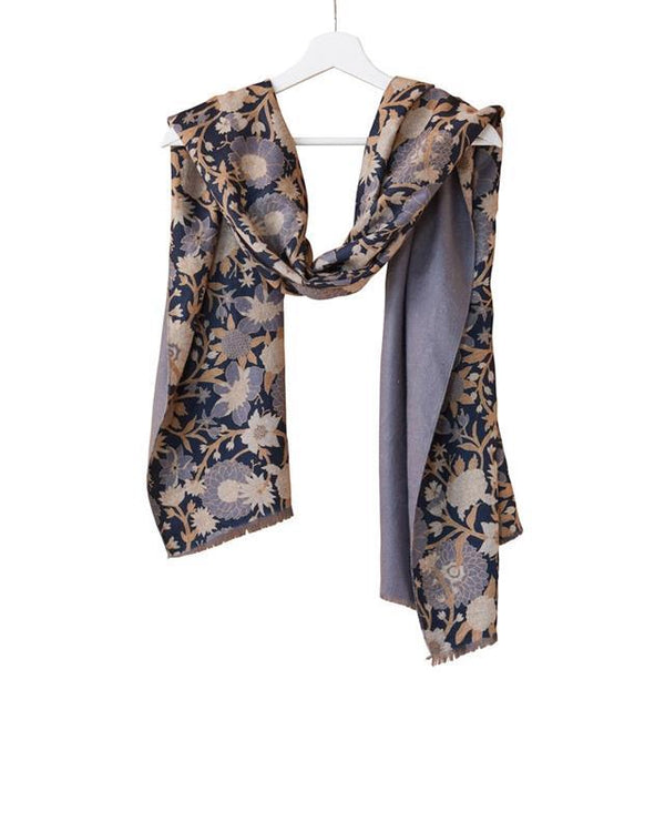 Capri Black Reverseable Wrap Scarf - The Shops at the Denver Art Museum